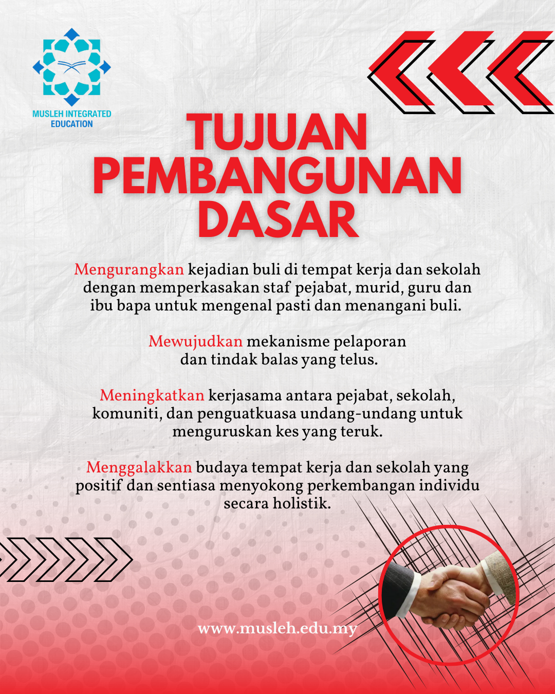 [Edaran Rasmi] Dasar dan Prosedur Operasi Standard Pengurusan Kes Buli ...
